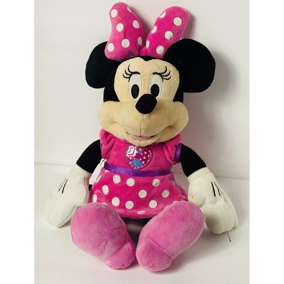Disney | Toys | Disney Minnie Mouse Talking Light Up Boutique Plush ...